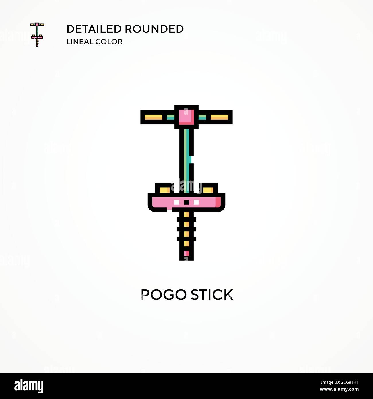 Children pogo stick Cut Out Stock Images & Pictures - Alamy