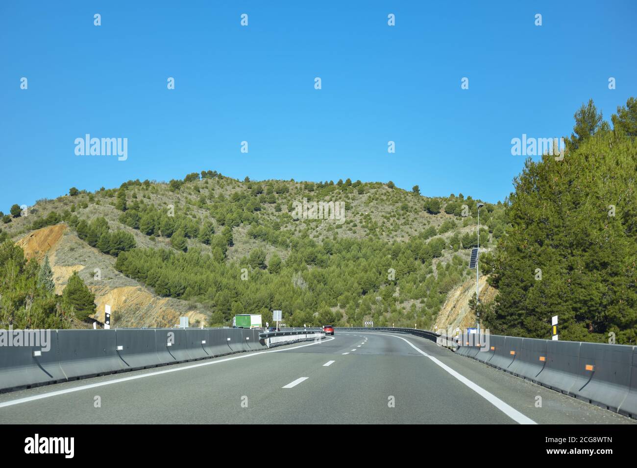 The road in Europe Stock Photo - Alamy