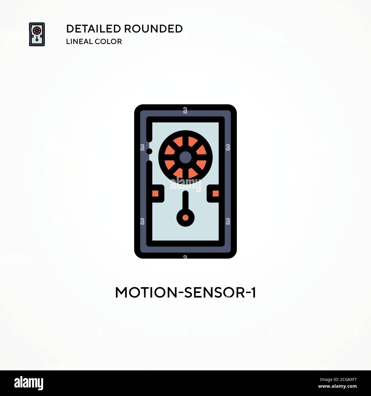 Motion-sensor-1 vector icon. Modern vector illustration concepts. Easy ...