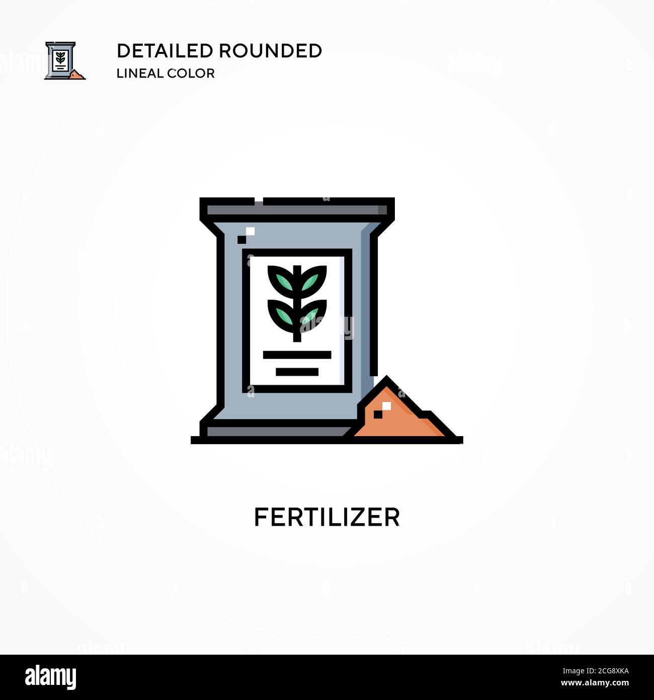 Fertilizer vector icon. Modern vector illustration concepts. Easy to ...