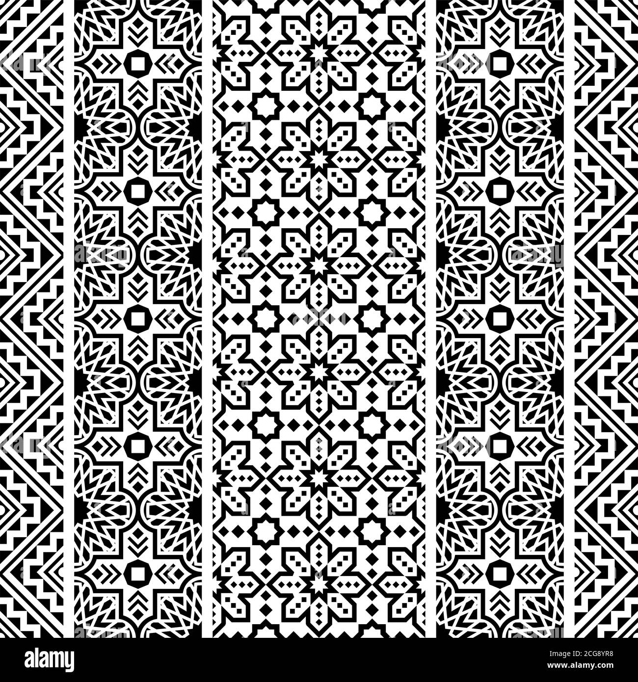 vertical geometric seamless ethnic pattern texture background design ...