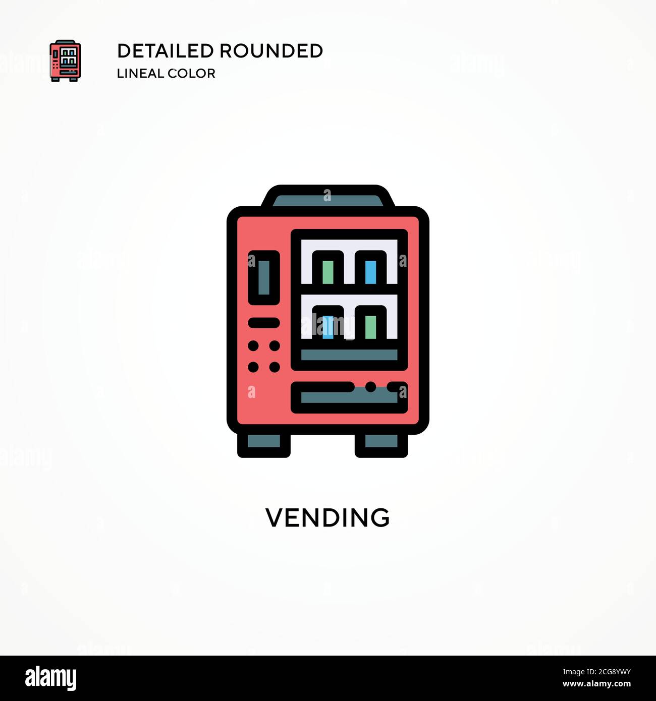 Vending vector icon. Modern vector illustration concepts. Easy to edit ...