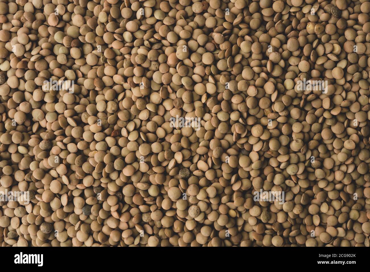 Many Raw Organic Lentils , Top view Stock Photo - Alamy