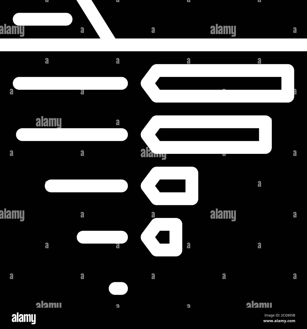 review statistics glyph icon vector isolated illustration Stock Vector ...