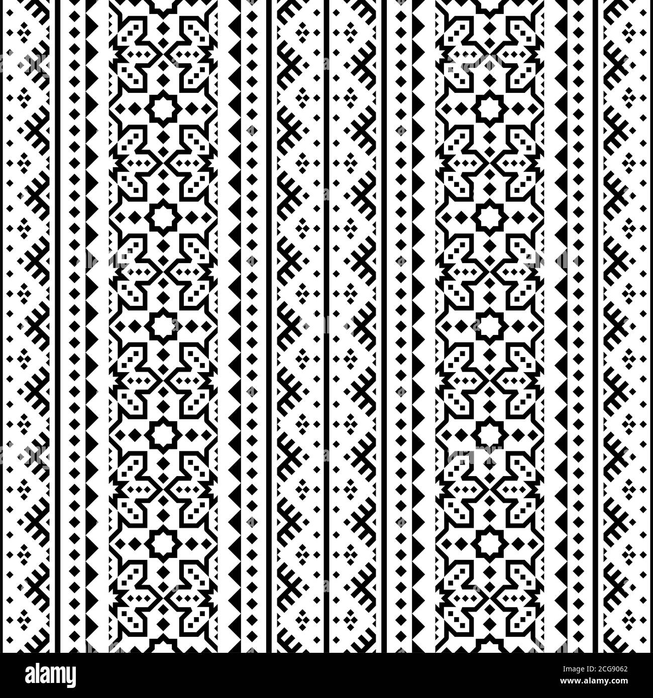 Ikat inca ethnic pattern traditional style logo design vector Stock ...