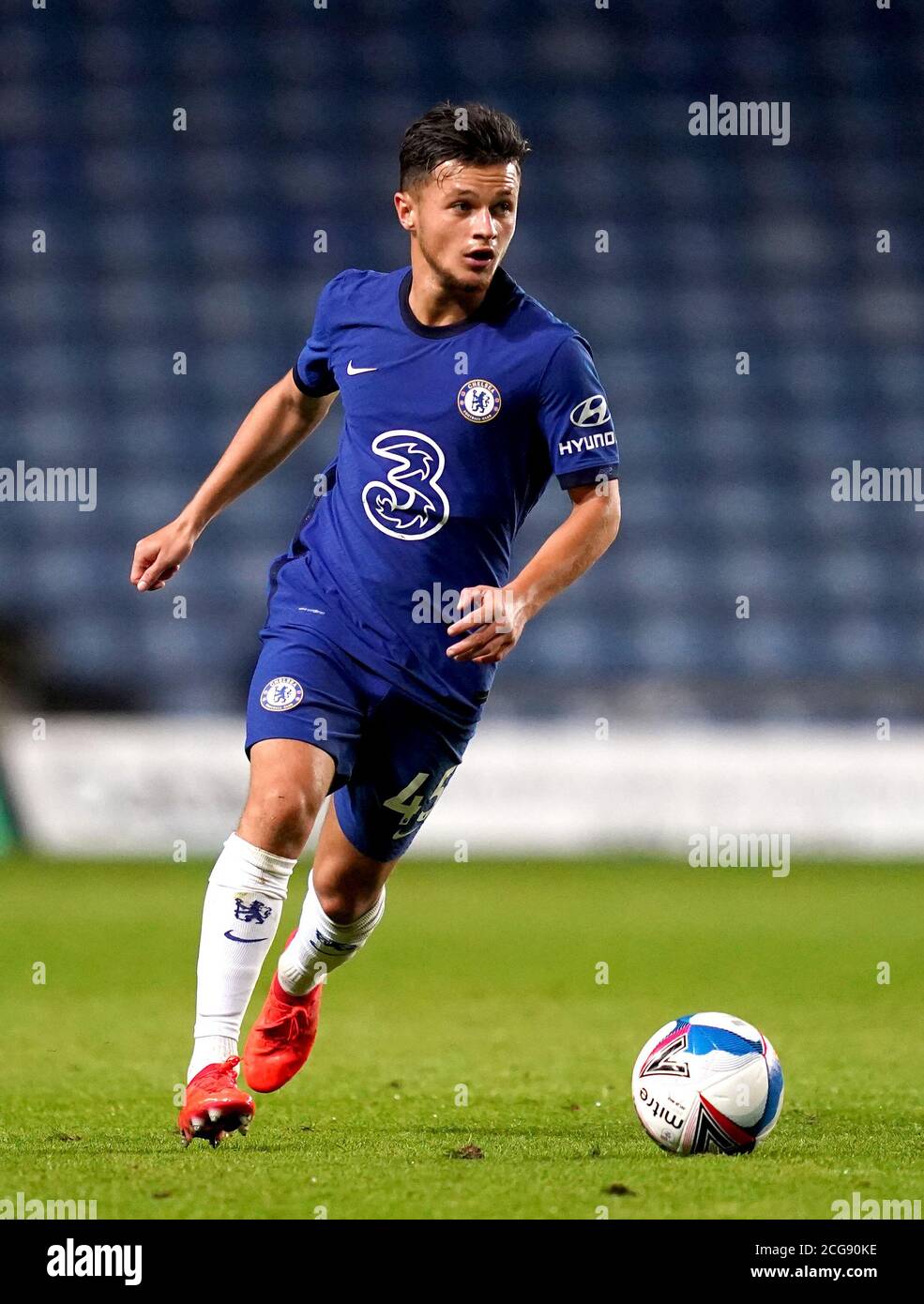 Chelsea's George McEachran during the EFL Trophy Southern Group D match ...