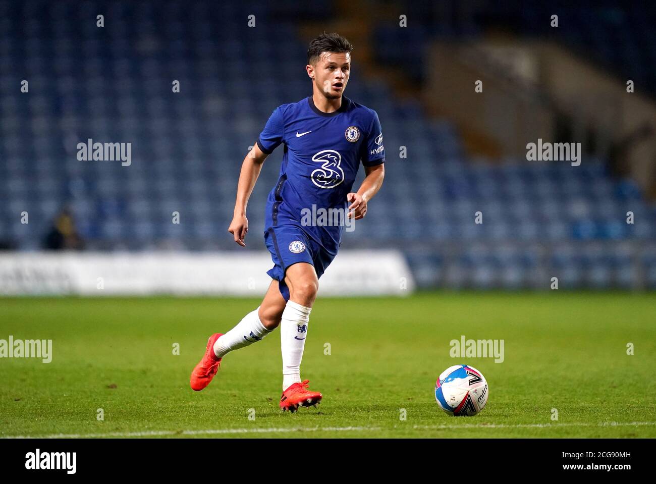 Chelsea's George McEachran during the EFL Trophy Southern Group D match ...