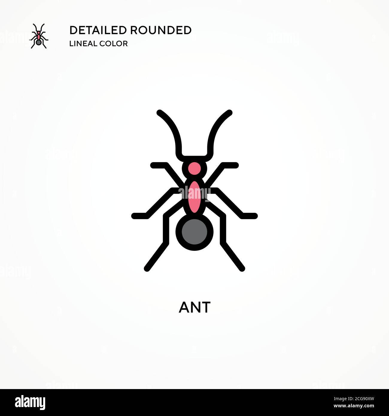 Ant vector icon. Modern vector illustration concepts. Easy to edit and ... Ant vector icon. Modern vector illustration concepts. Easy to edit and ...
