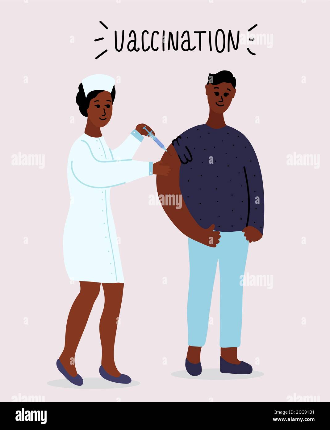 Black Cartoon Nurse