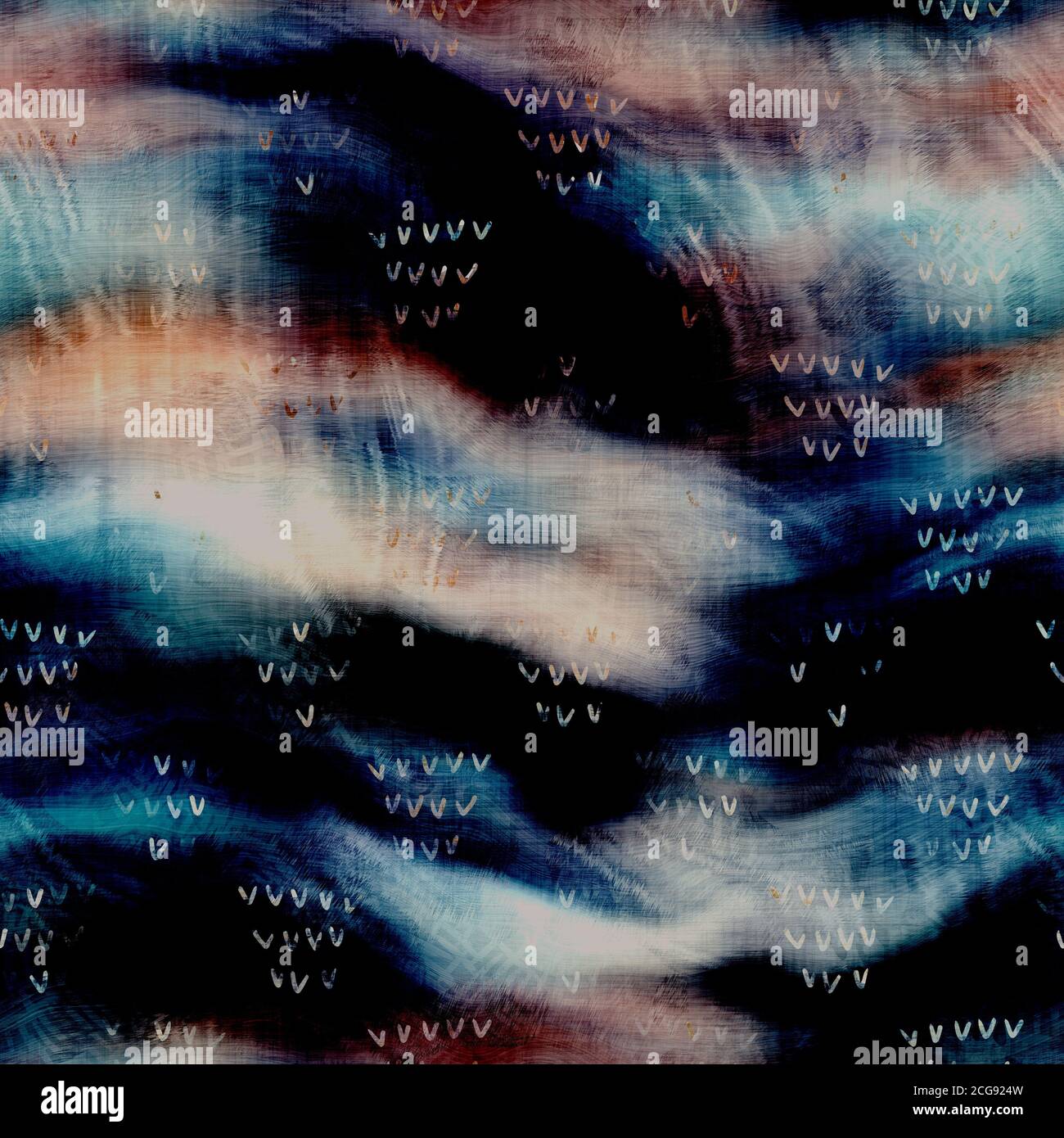 Blurry watercolor glitch mottled texture background. Irregular bleeding ...