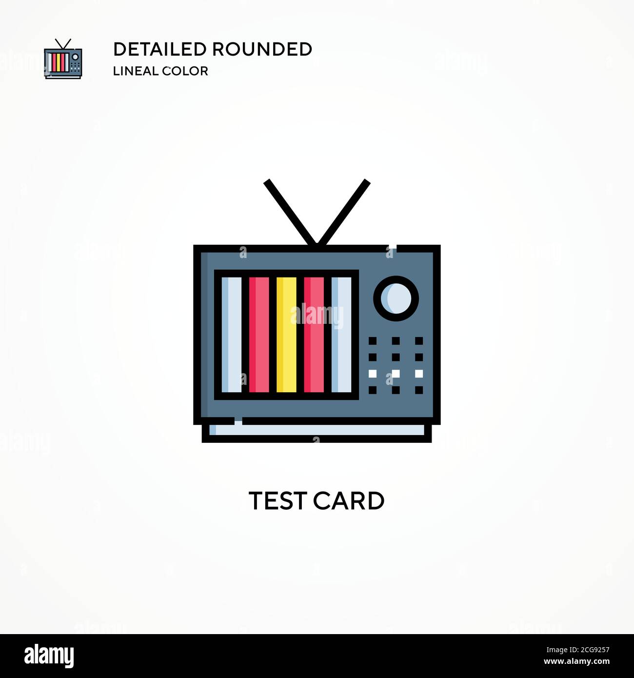 Television Test Pattern Color Bars High Resolution Stock Photography ...
