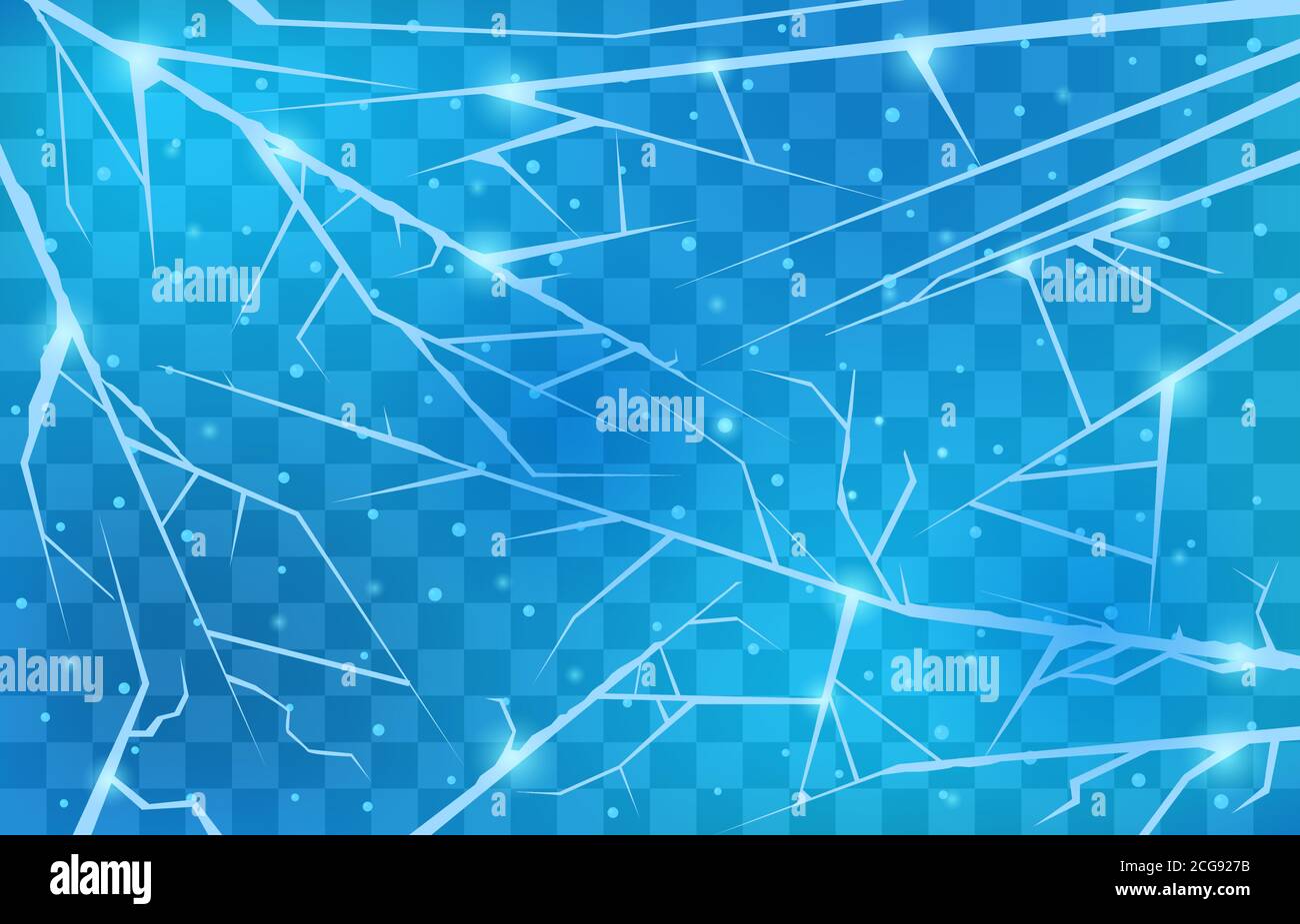 Frozen ice surface. Cracked winter snowy arctic ice, broken textured ...