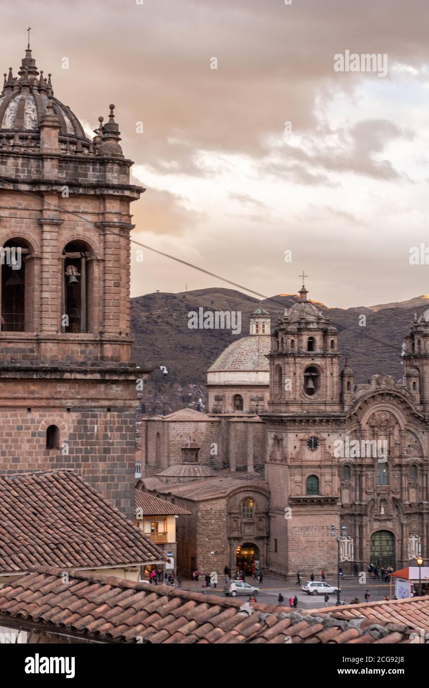 scenes from the city of Cusco capital of the Inka empire in Peru Stock ...