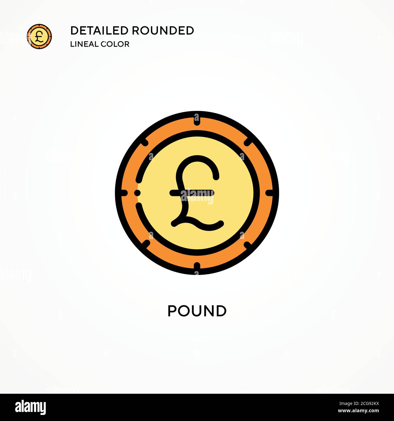 Pound vector icon. Modern vector illustration concepts. Easy to edit ...