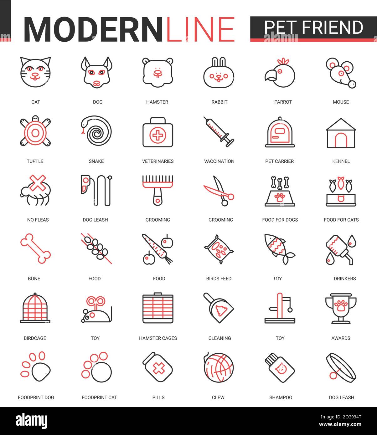 Pet care symbols hi-res stock photography and images - Alamy