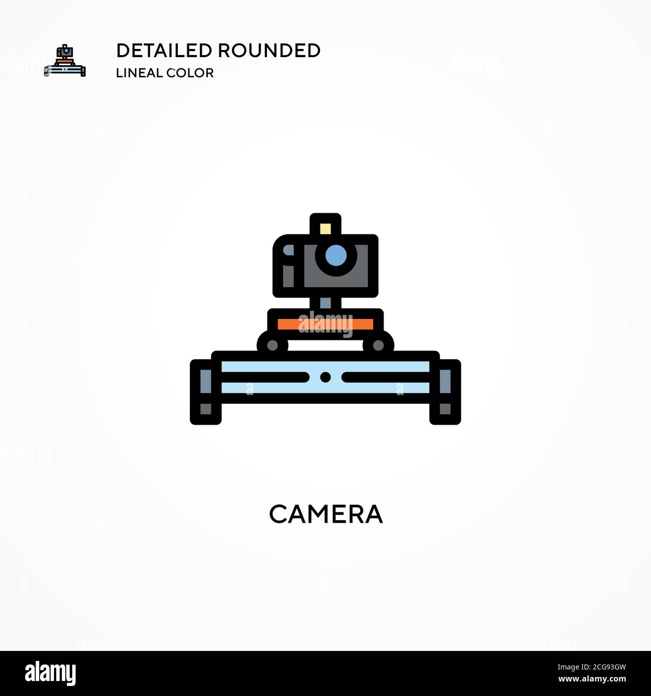 Camera vector icon. Modern vector illustration concepts. Easy to edit ...