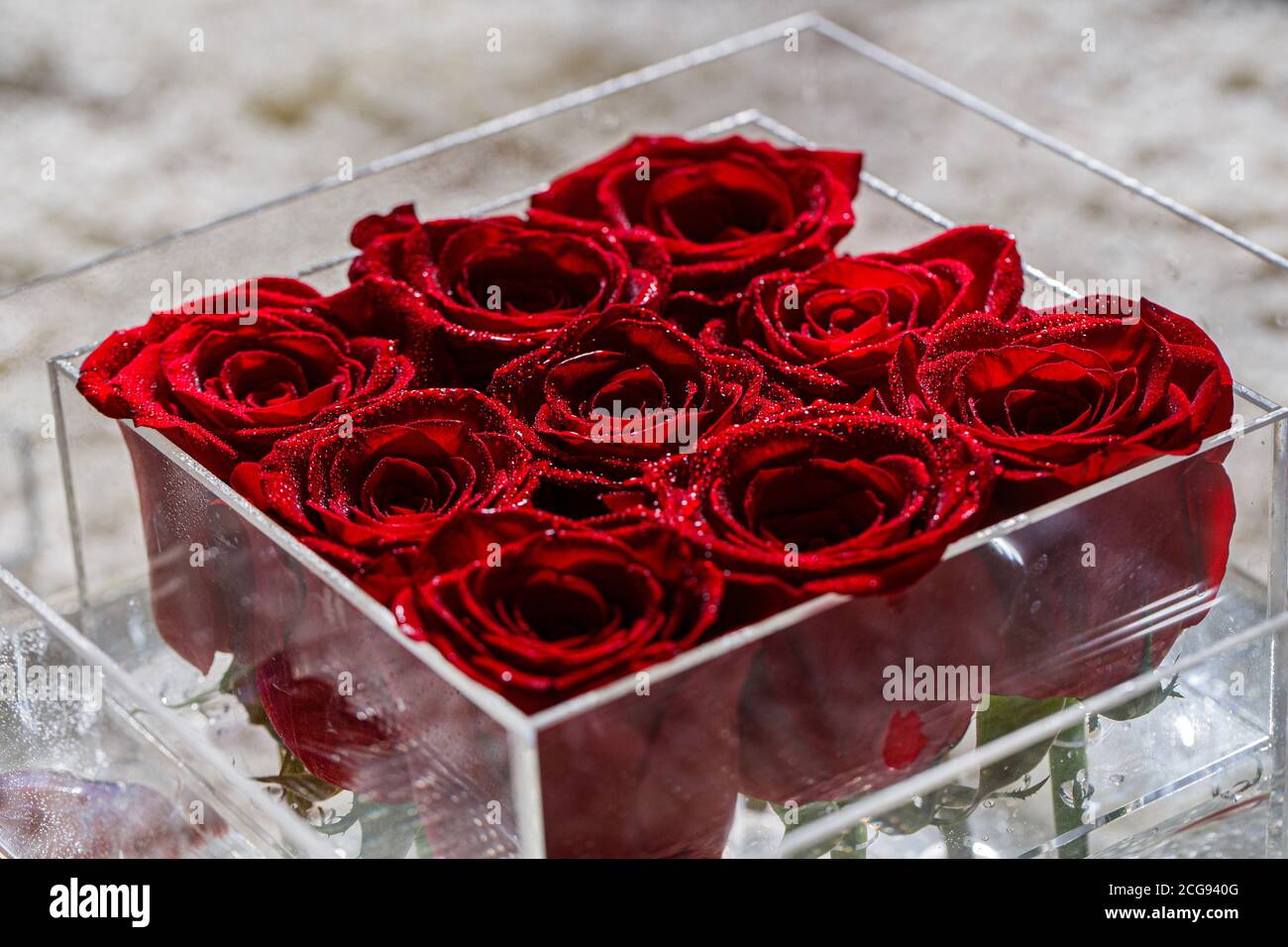 Bouquet of fresh roses, flower bright background. Red rose flower ...