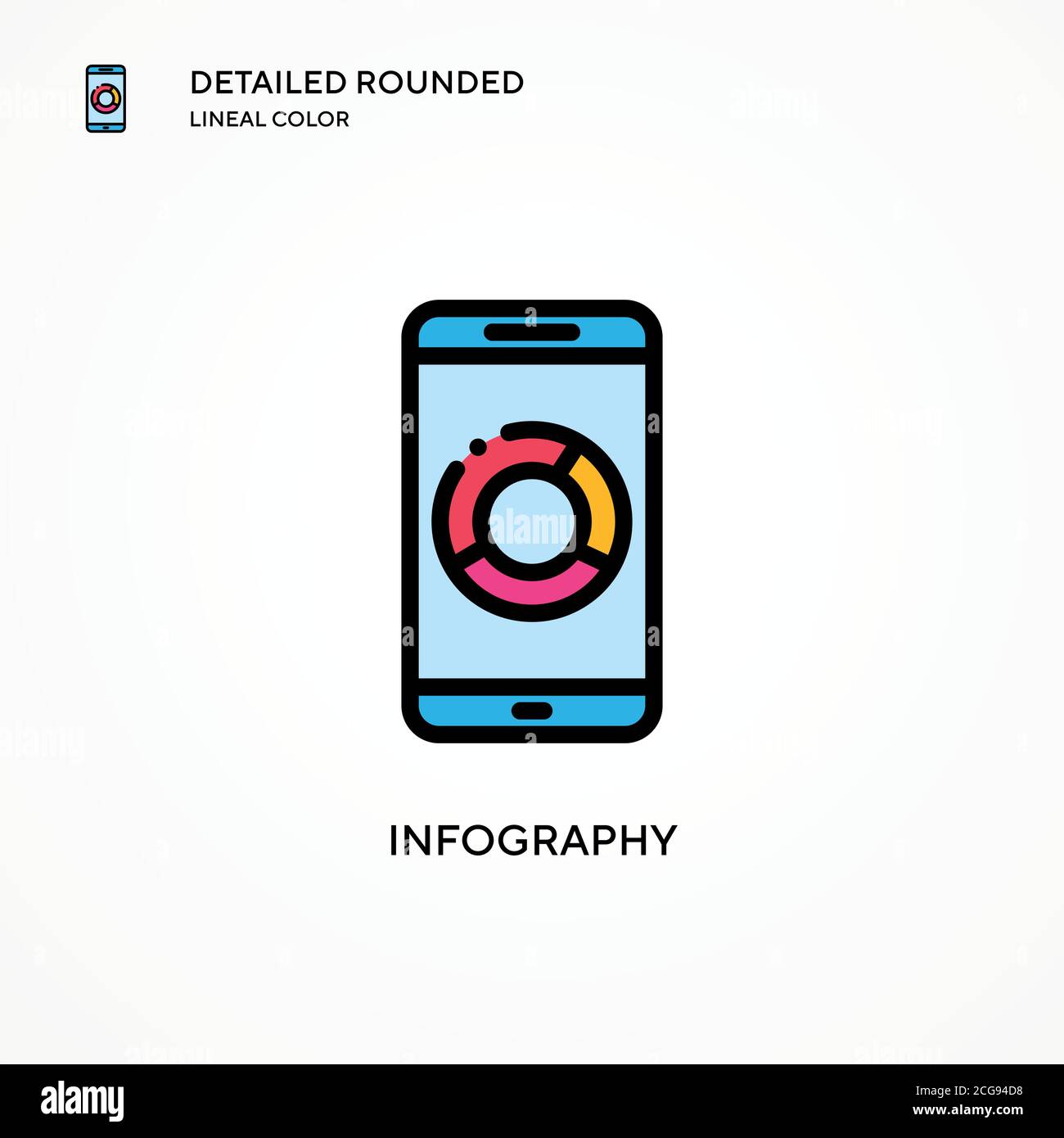 Infography vector icon. Modern vector illustration concepts. Easy to ...