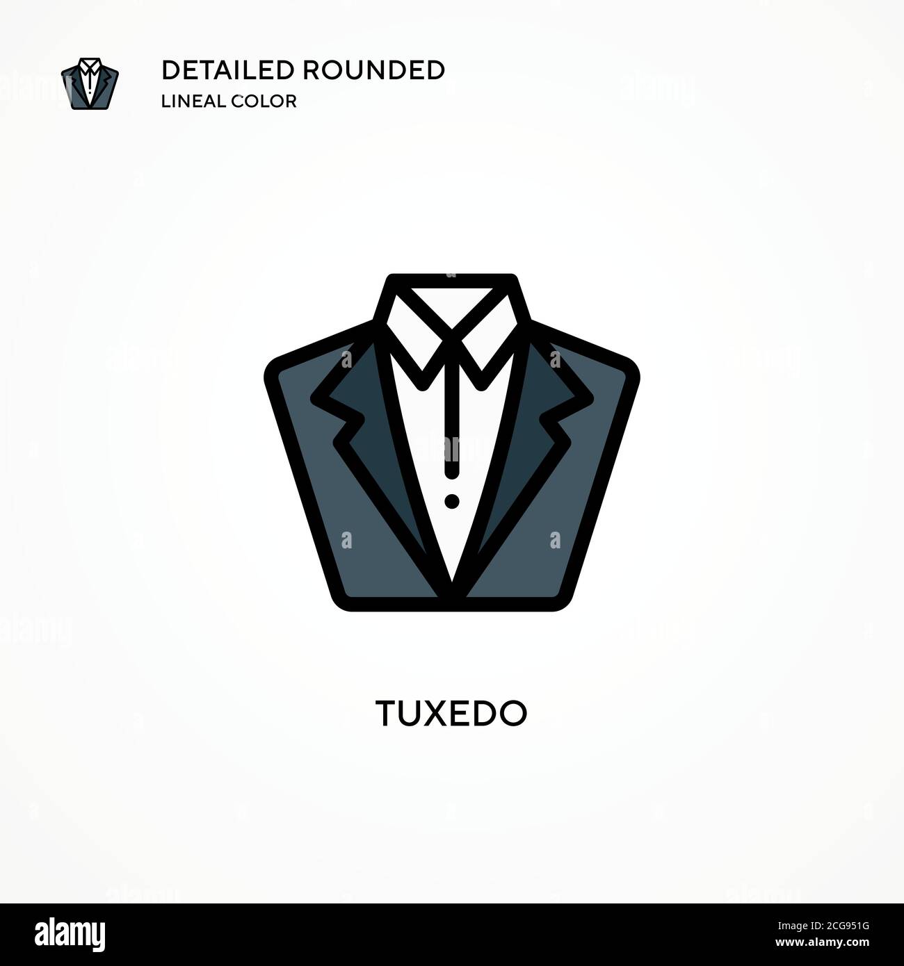Tuxedo vector icon. Modern vector illustration concepts. Easy to edit ...