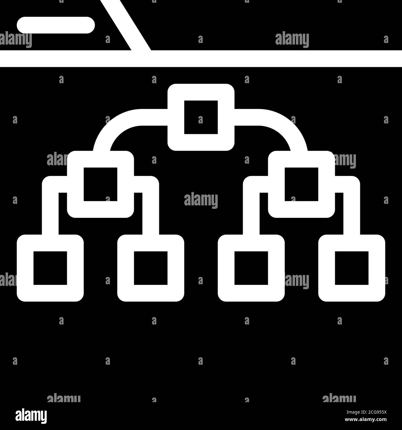 Online game hierarchy glyph icon hi-res stock photography and images ...