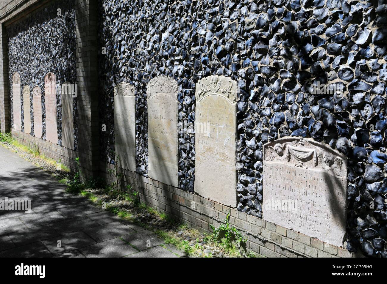 View of St Cuthbert's Church, Thetford Town, England, Britain, UK Stock ...