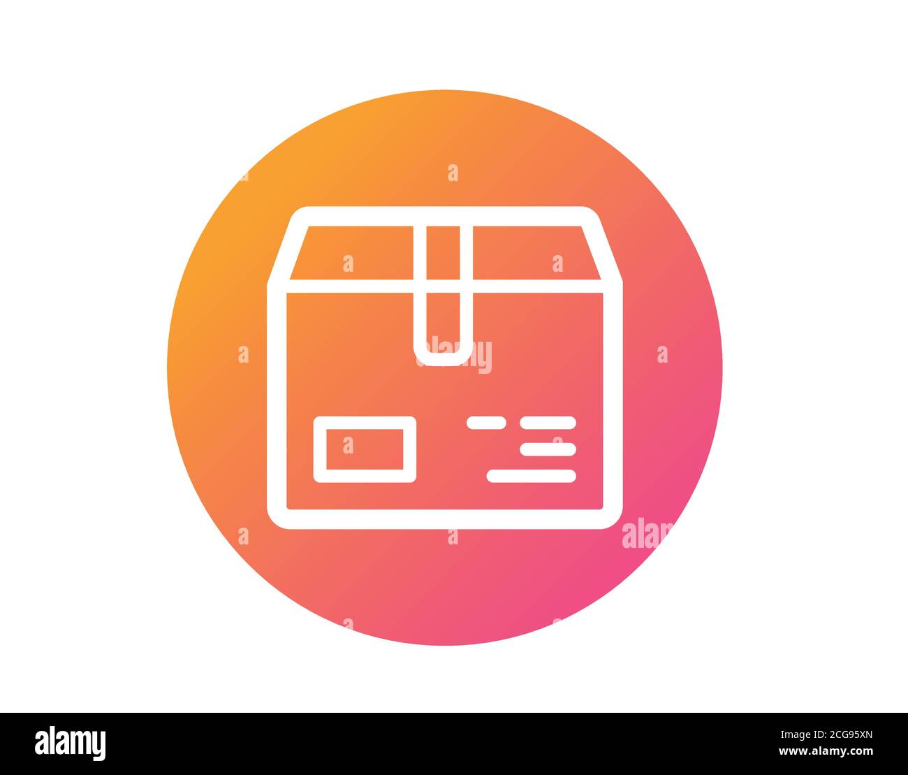 Delivery box vector hi-res stock photography and images - Alamy