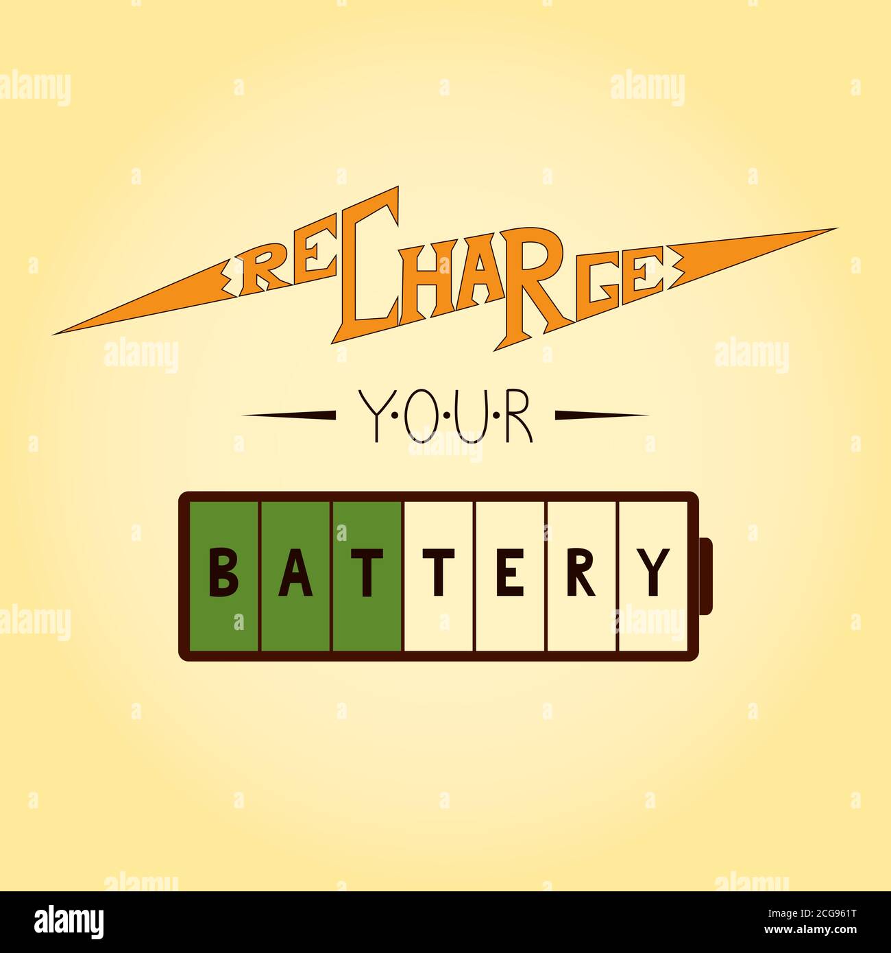 Recharge font hi-res stock photography and images - Alamy