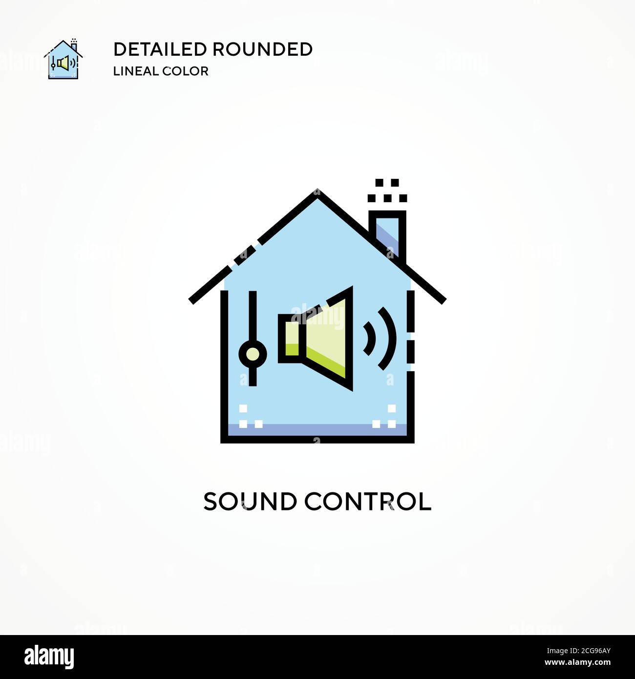 Sound control vector icon. Modern vector illustration concepts. Easy to ...