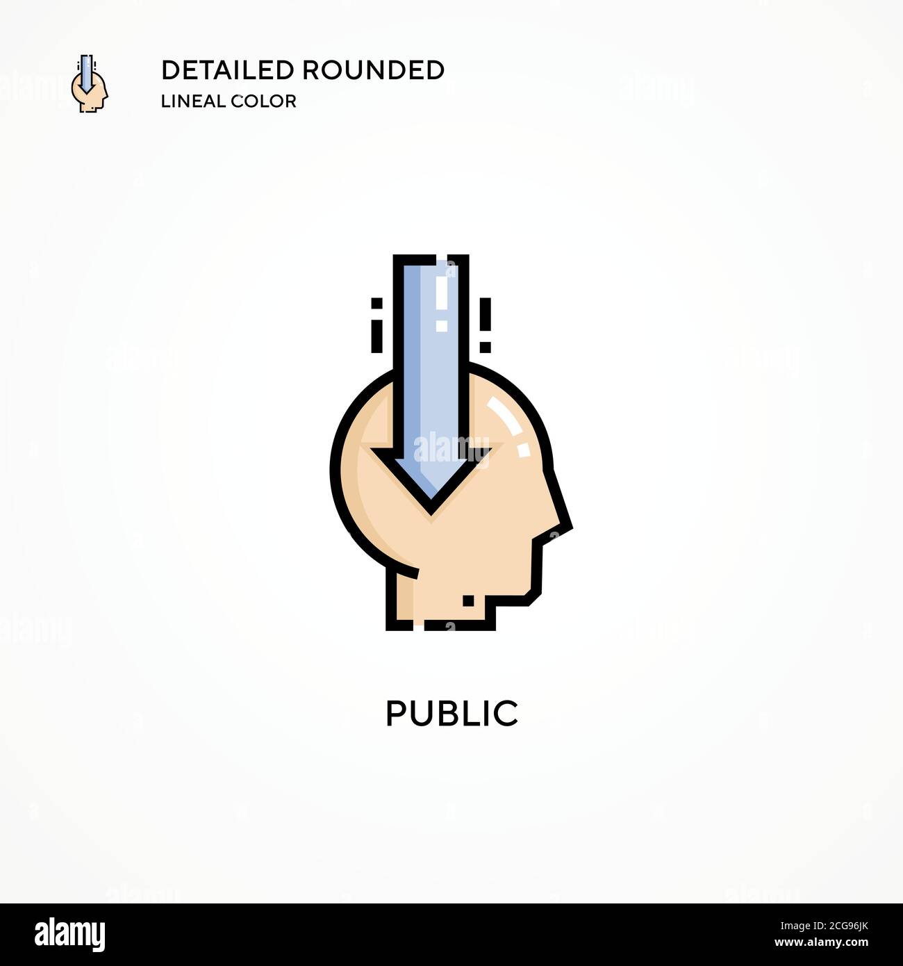 Public vector icon. Modern vector illustration concepts. Easy to edit ...