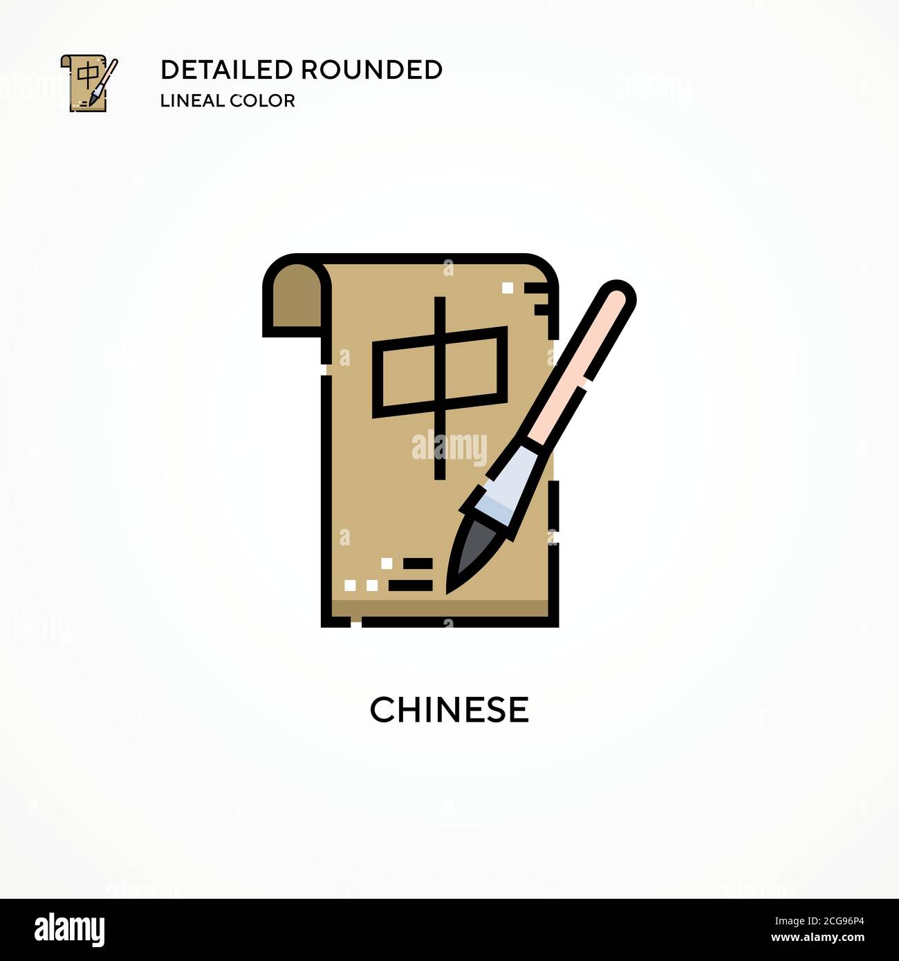 Chinese vector icon. Modern vector illustration concepts. Easy to edit ...