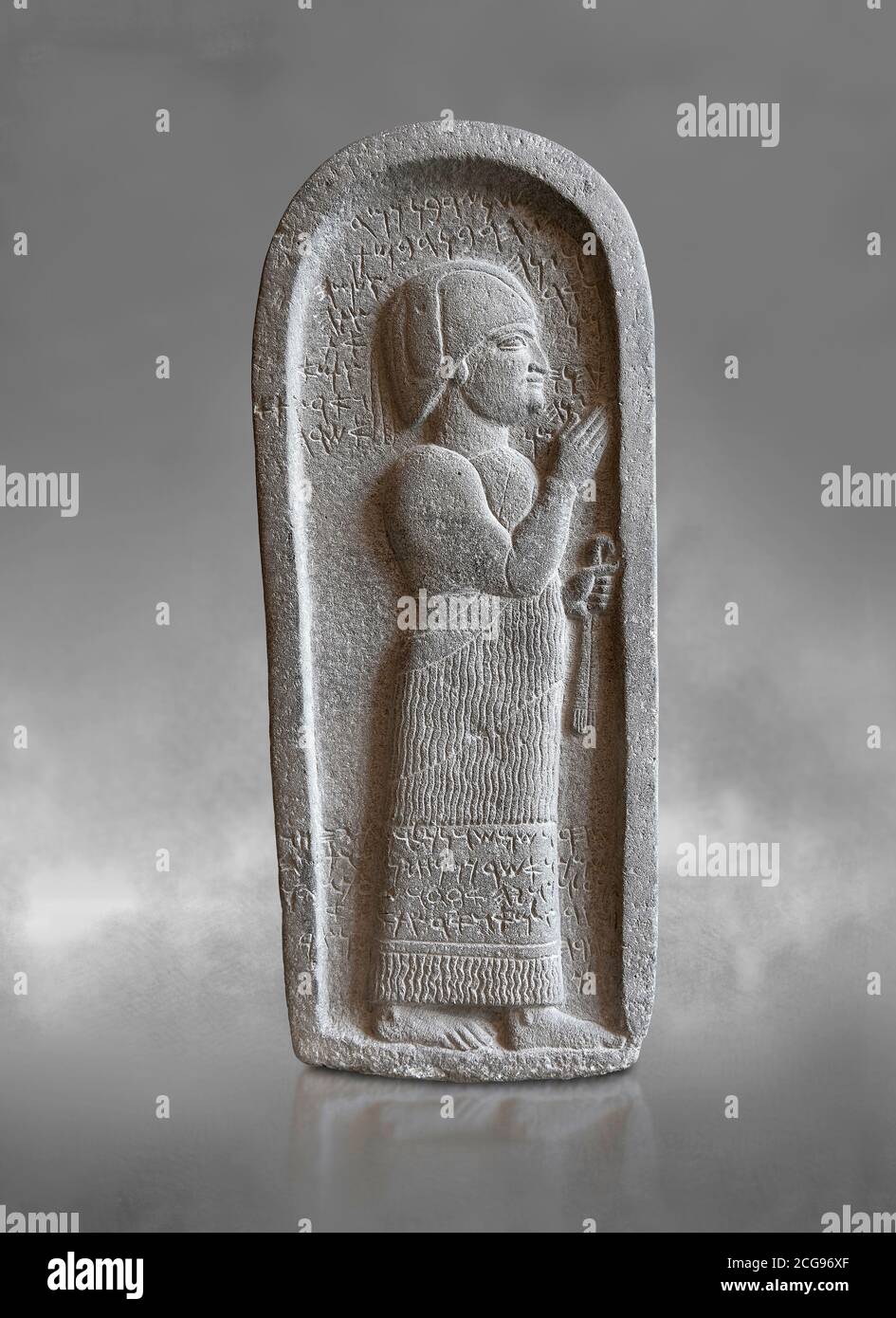 Neo Hittite basalt funerary stele from Neirab or Tell Afis, Syria, 7th ...