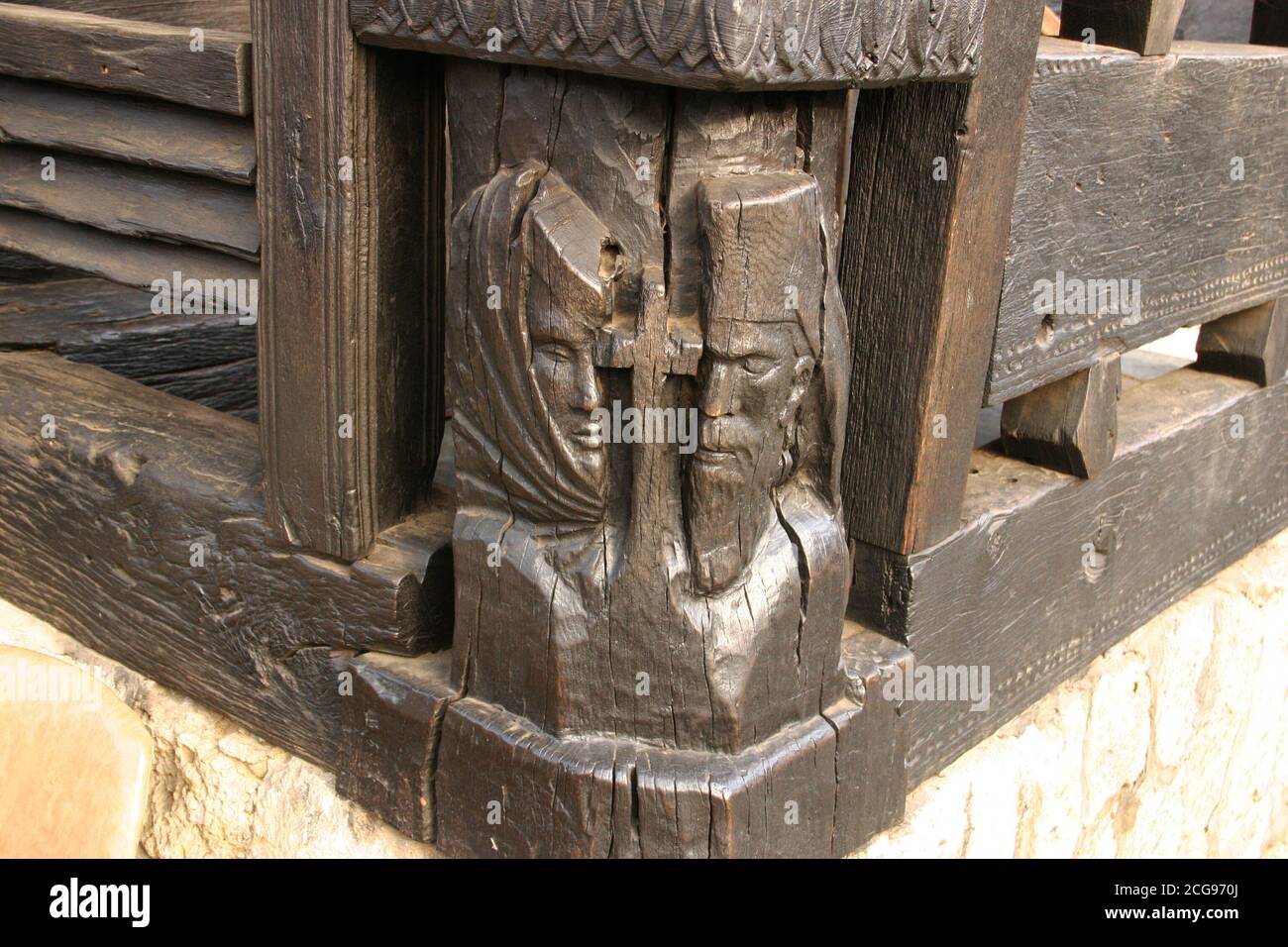 Techirghiol Orthodox Monastery, Constanta County, Romania. Sculpted ...
