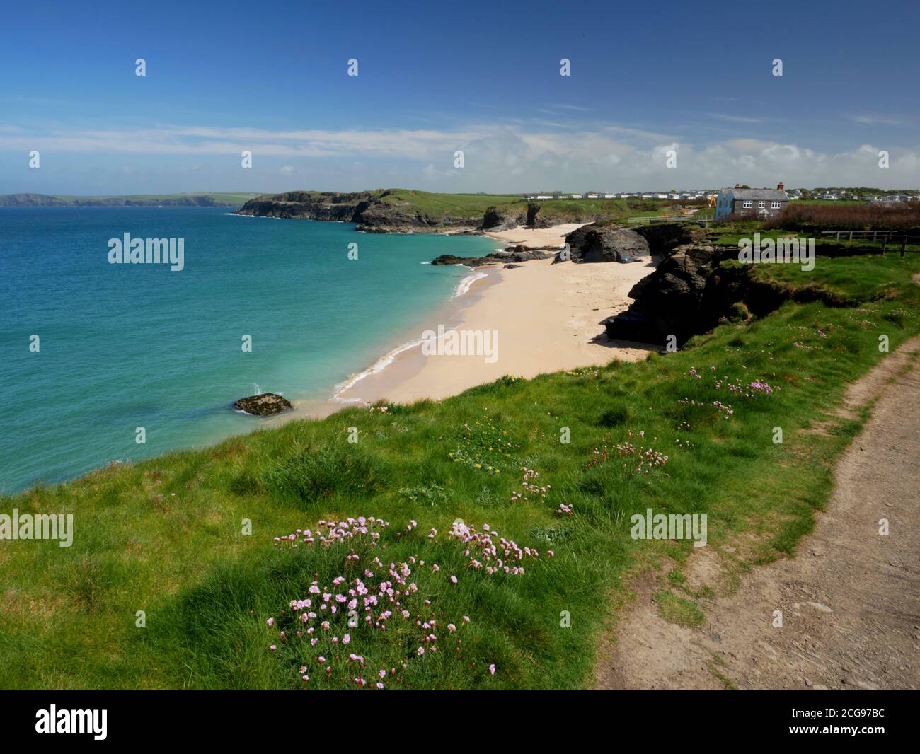 Mother Ivey's Bay, near Padstow, Cornwall Stock Photo - Alamy