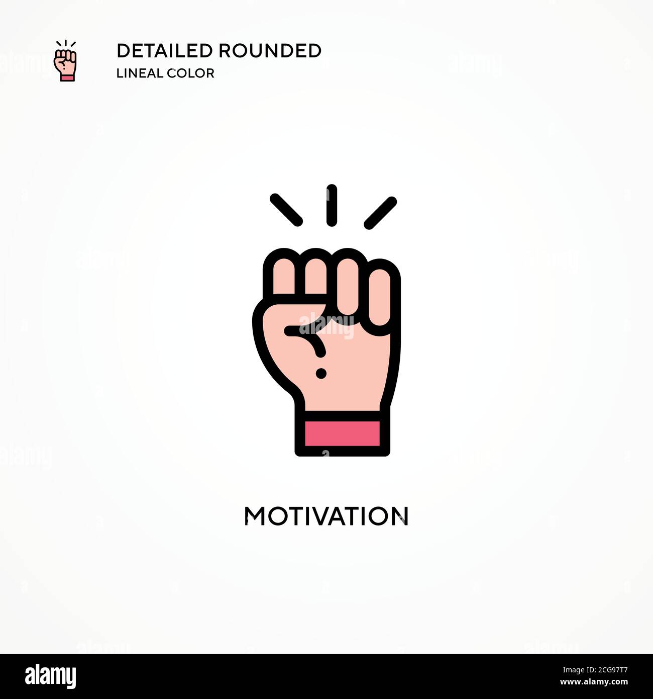 Motivation vector icon. Modern vector illustration concepts. Easy to ...