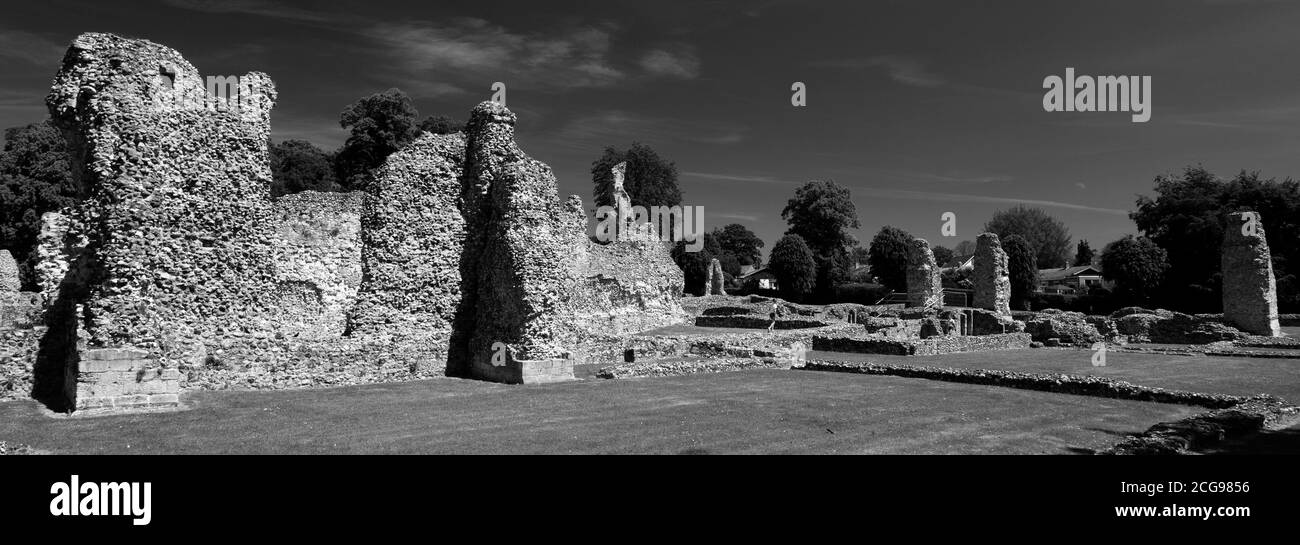 The ruins of Thetford Priory, one of the most important East Anglian ...
