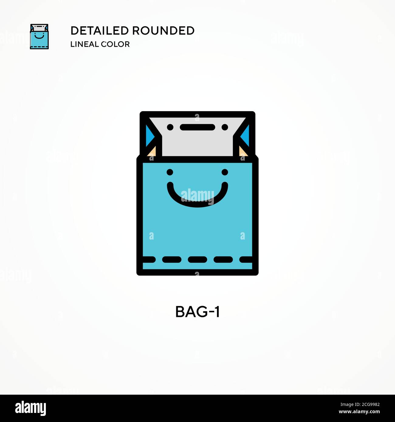 Bag-1 vector icon. Modern vector illustration concepts. Easy to edit ...