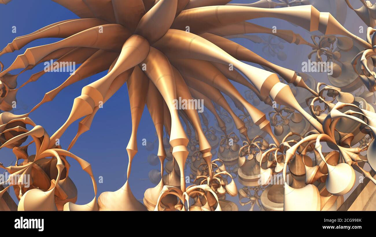 Abstract background, fantastic 3D structures Stock Photo - Alamy