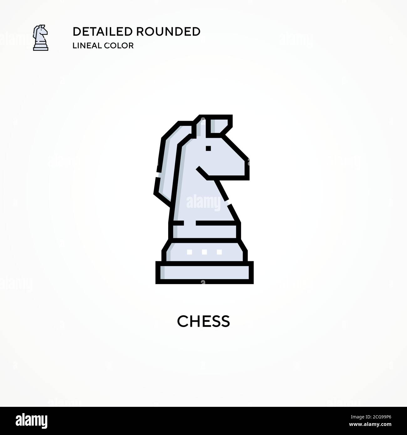 Chess vector icon. Modern vector illustration concepts. Easy to edit ...