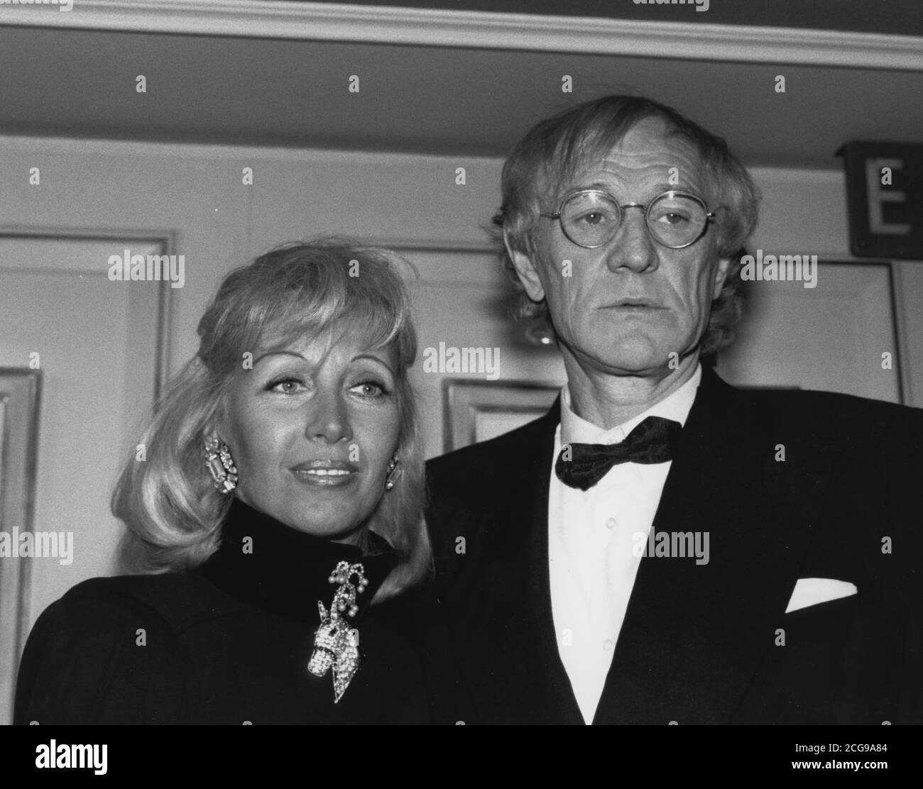London, UK. LIBRARY. Richard Harris and former wife Elizabeth Rees ...