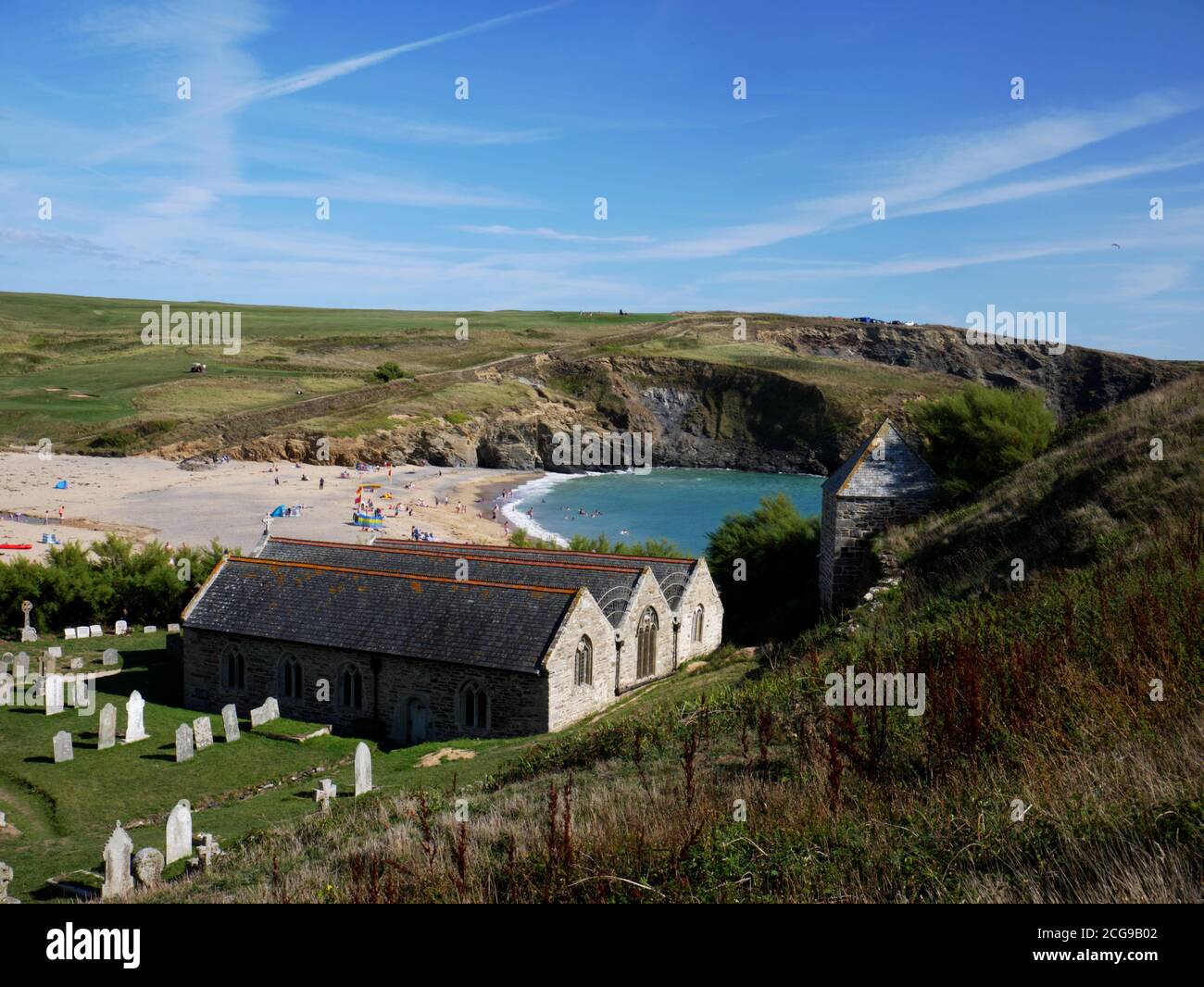 St Winwaloe, Church Cove, Gunwalloe, Cornwall Stock Photo - Alamy