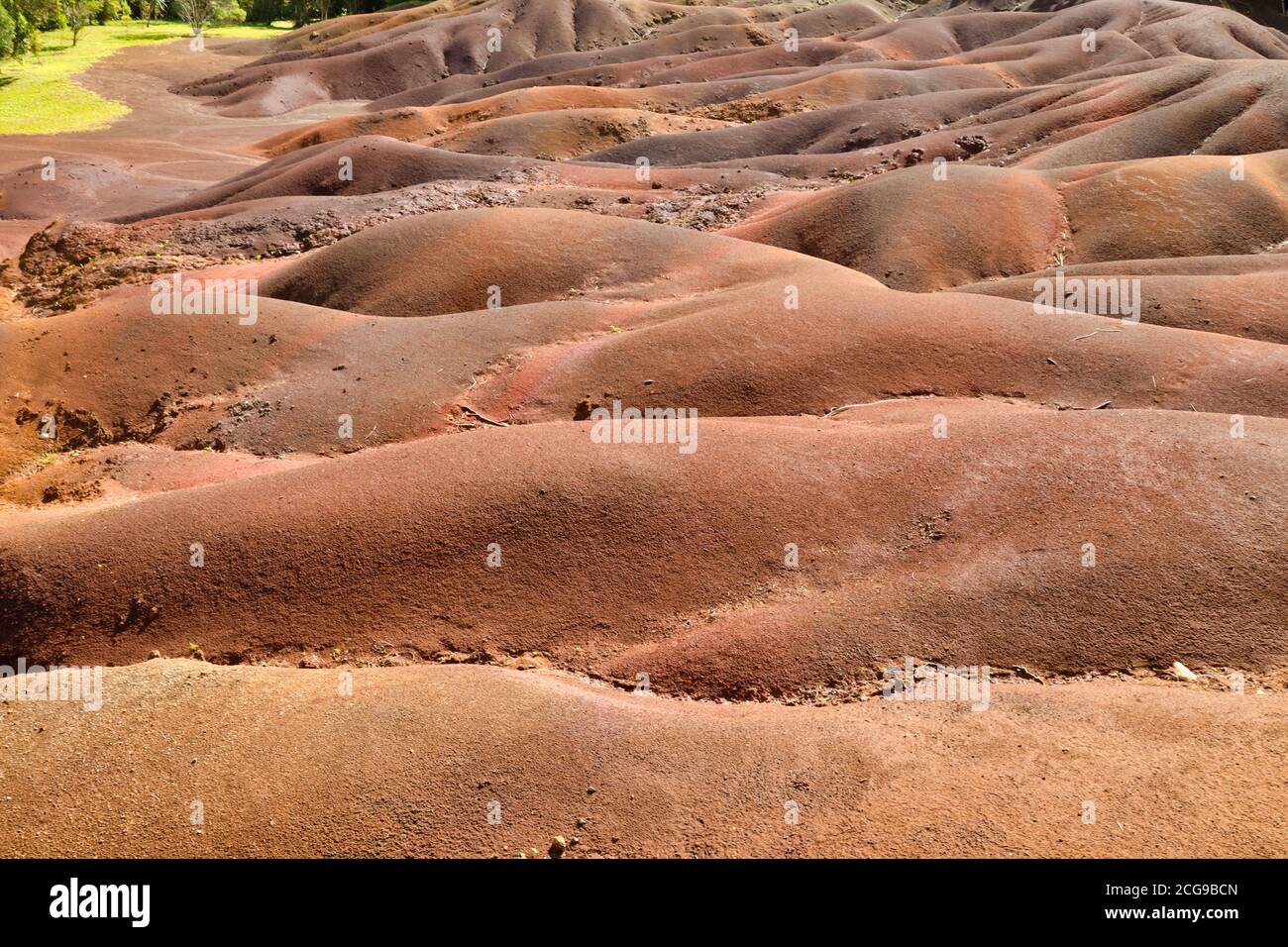 Seven Colored Earth, Chamarel, Mauritius, Indian Ocean, Africa Stock ...