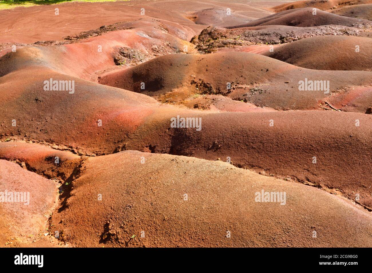 Seven Colored Earth, Chamarel, Mauritius, Indian Ocean, Africa Stock ...