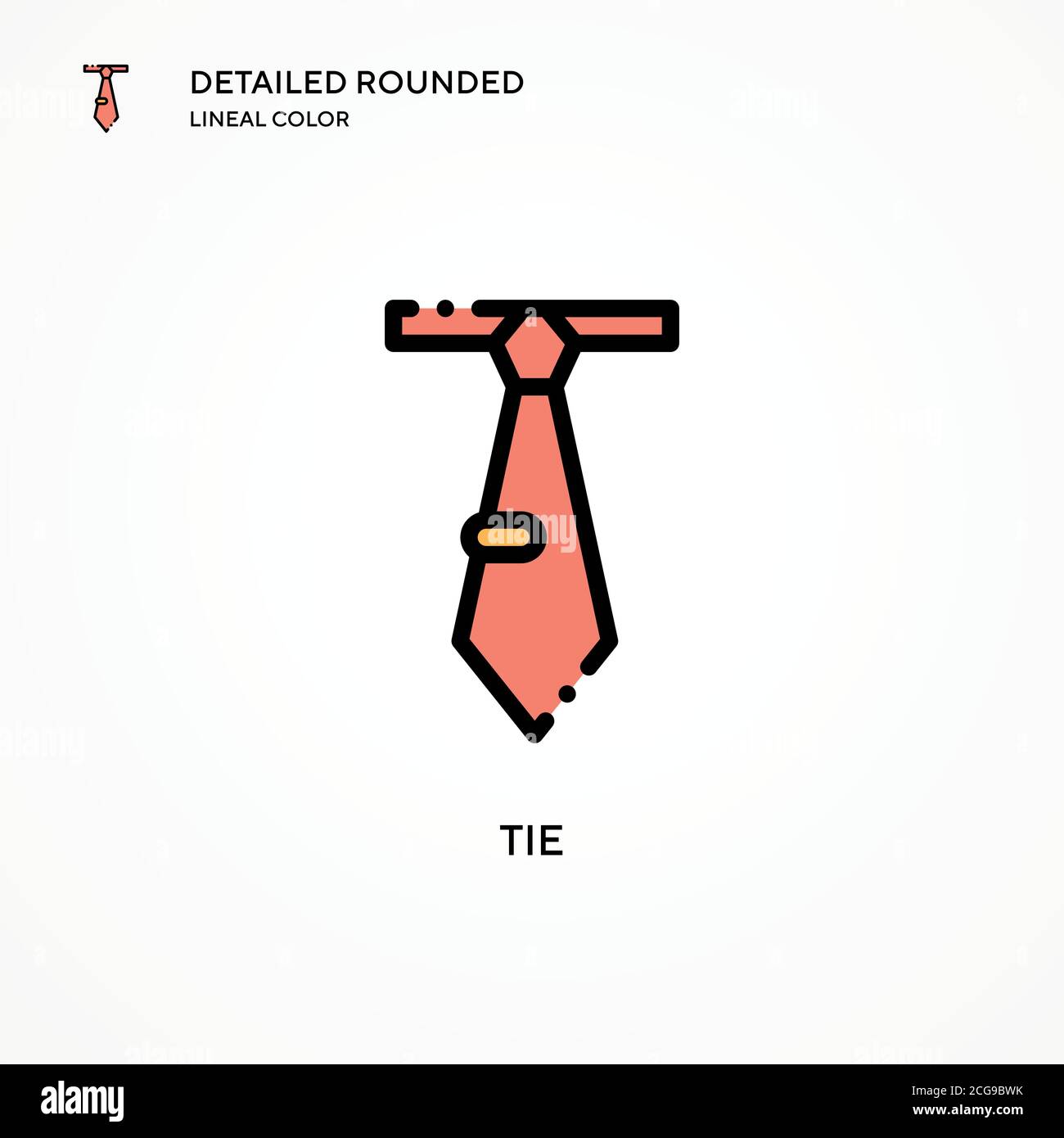 Tie vector icon. Modern vector illustration concepts. Easy to edit and ...