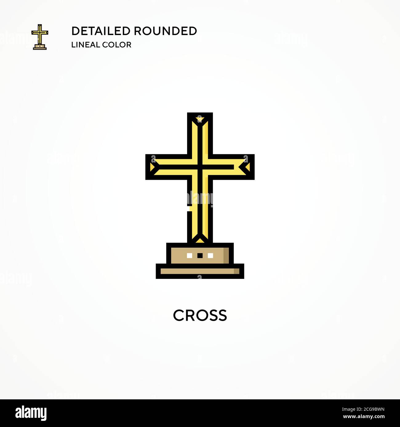 Cross vector icon. Modern vector illustration concepts. Easy to edit ...