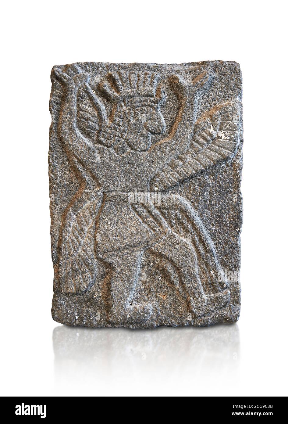 Hittite relief sculpted orthostat panel od a god from Tell Halaf ...