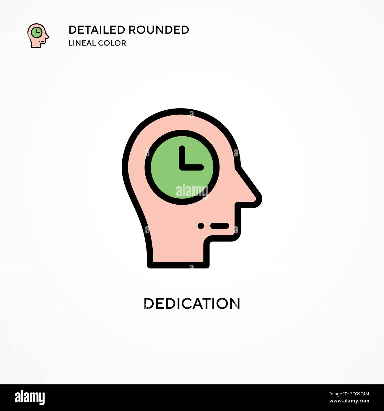 Dedication vector icon. Modern vector illustration concepts. Easy to ...