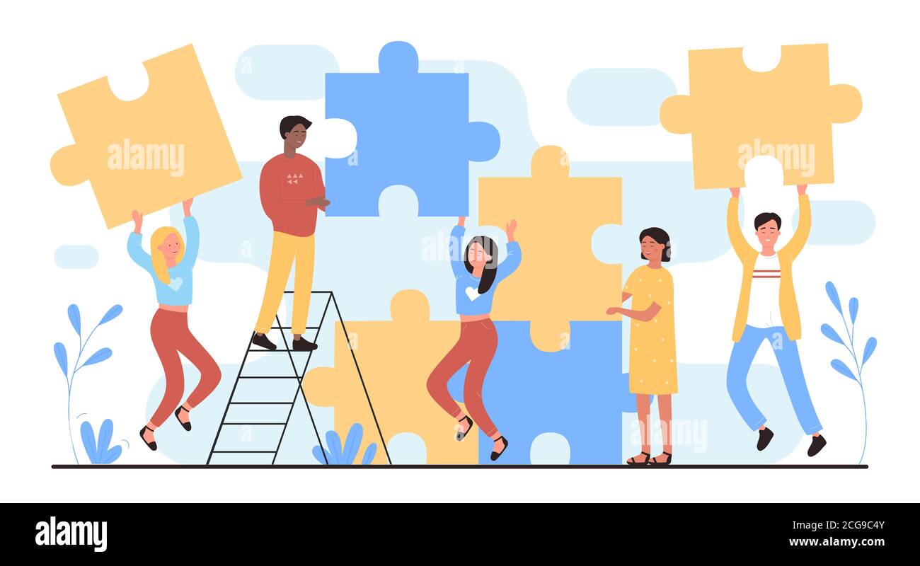 People connecting illustration hi-res stock photography and images - Alamy