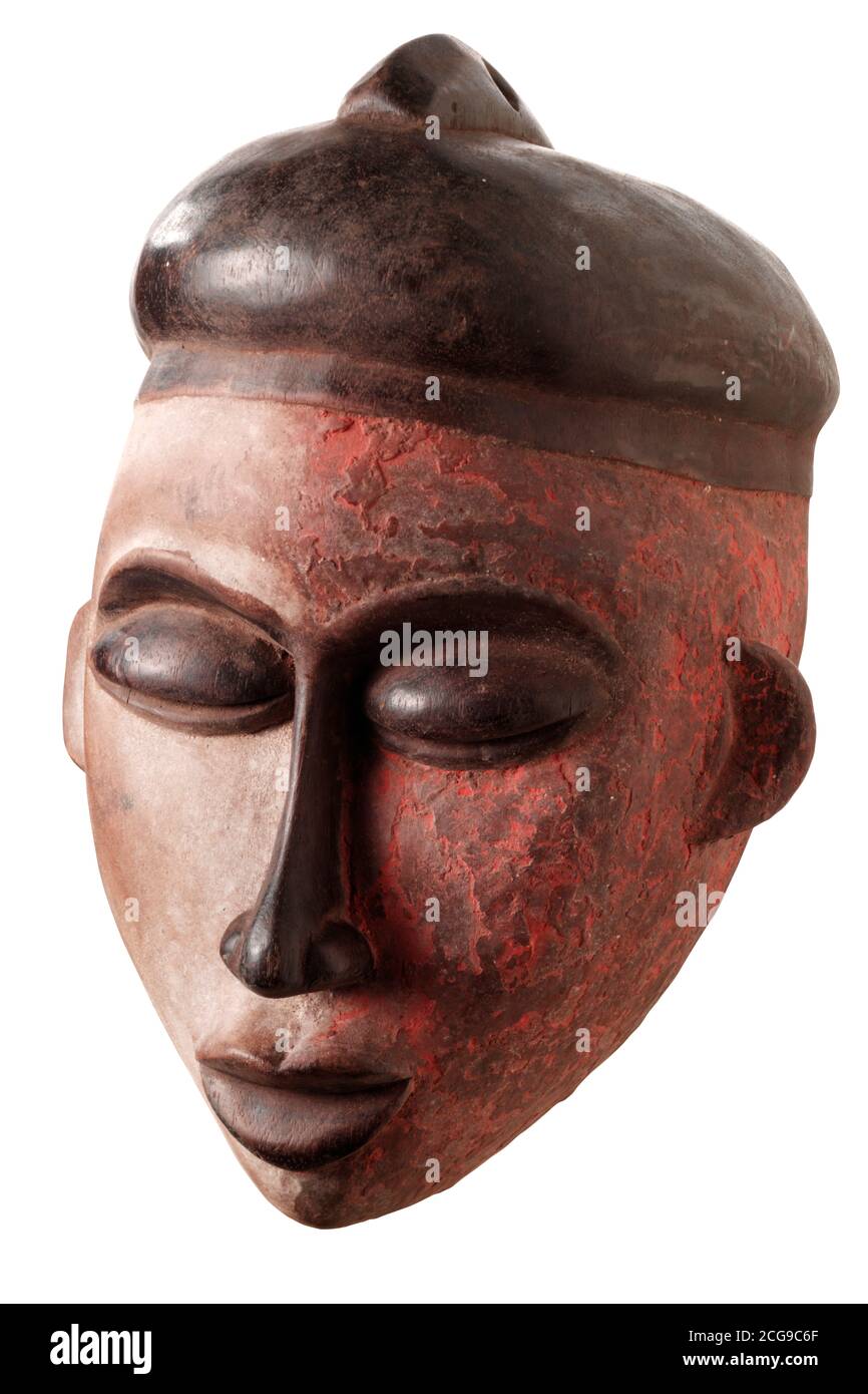 Decorated african mask Cut Out Stock Images & Pictures - Alamy