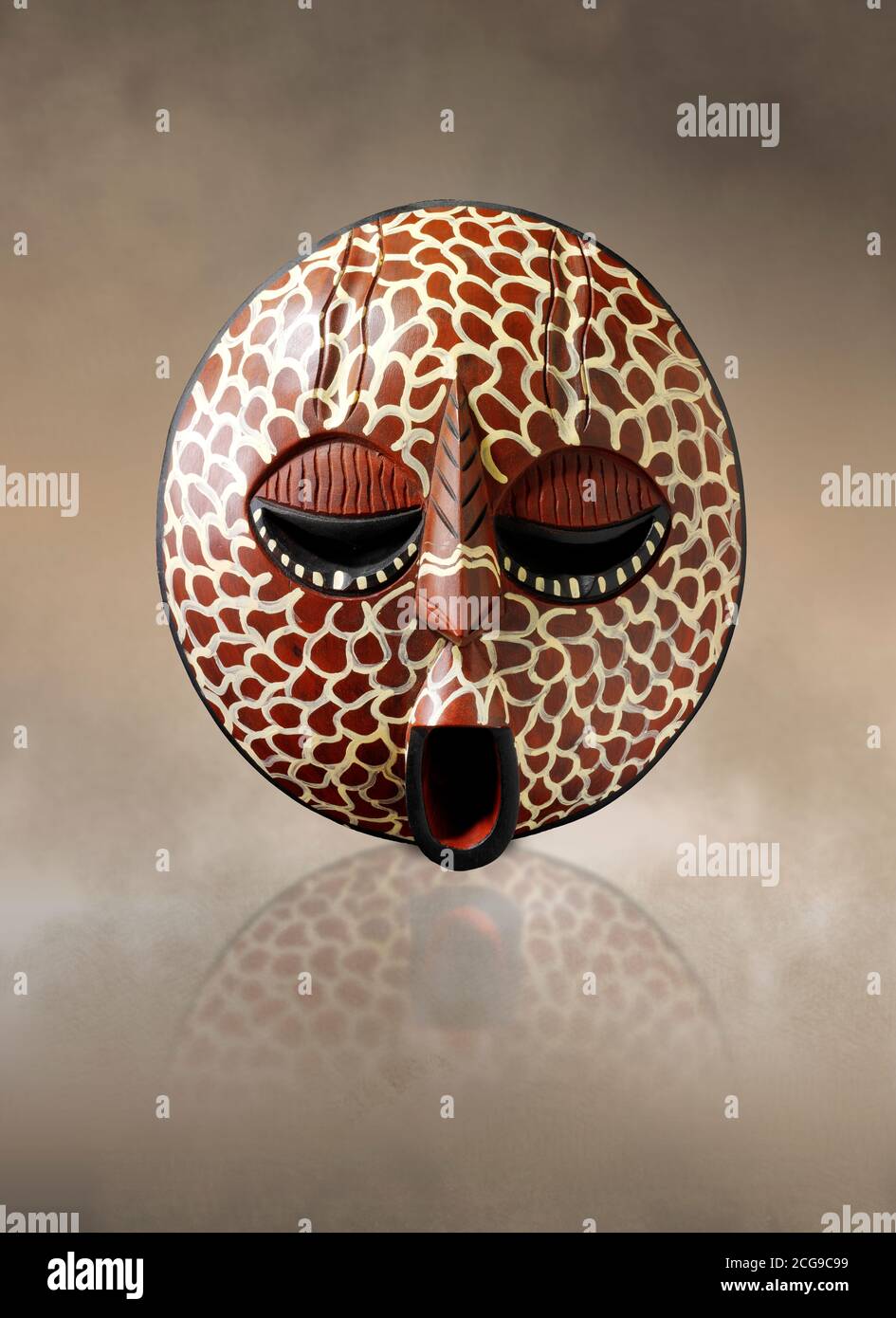 African Tribal Lion Mask