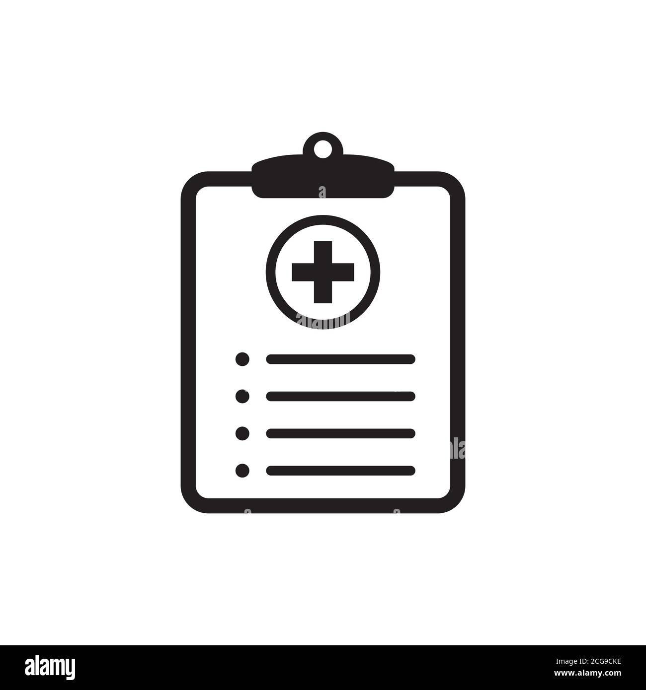 Medical record icon, medical report icon, vector isolated Stock Vector ...